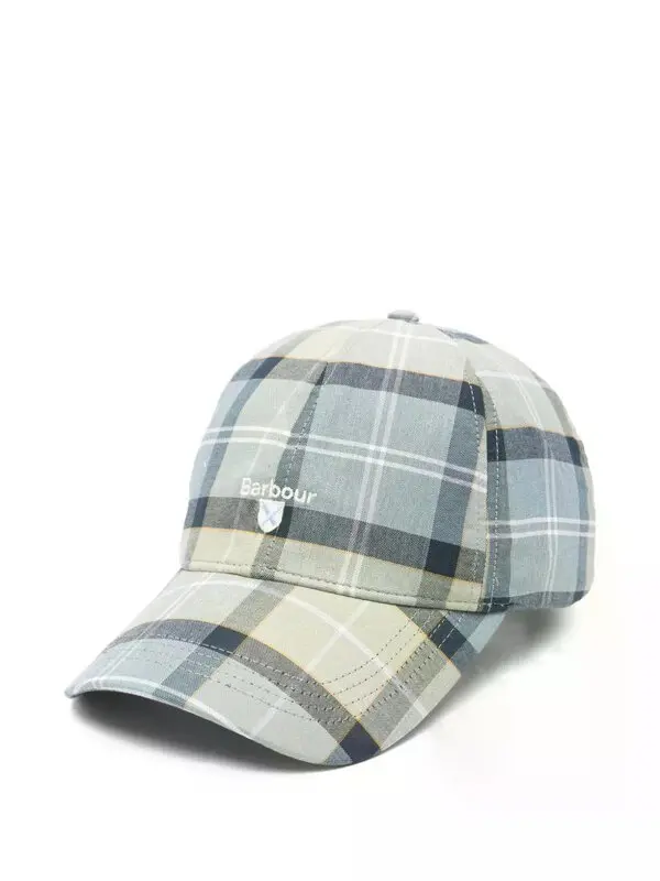 Barbour Tartan Baseball Cap - Blue