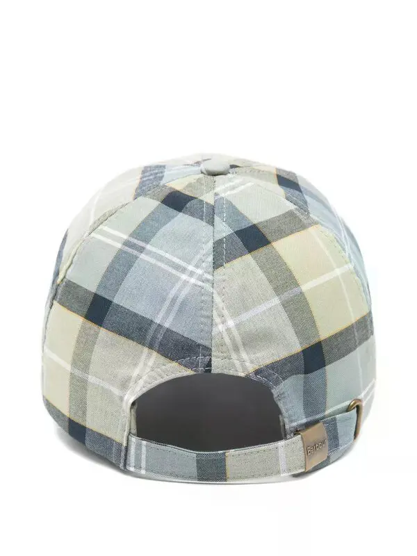 Barbour Tartan Baseball Cap - Blue