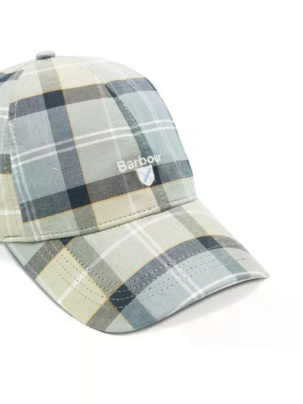 Barbour Tartan Baseball Cap - Blue
