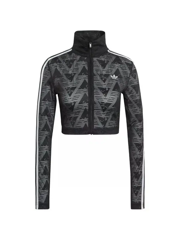 Adidas Striped Zip Sweatshirt