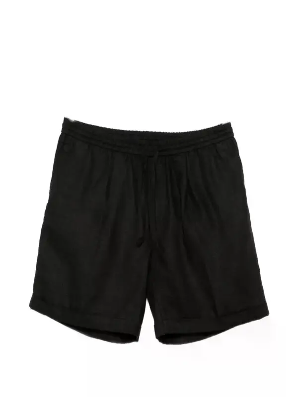 AURELIEN Drawstring Shorts - Black