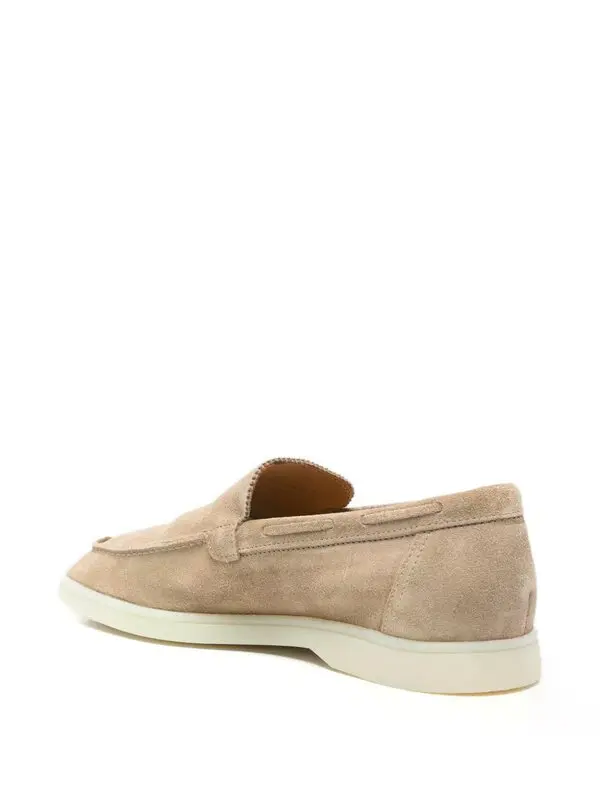 AURELIEN Suede Loafers - Neutrals