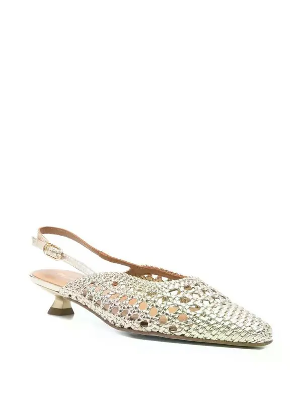 PEDRO MIRALLES Slingback Mules - Gold