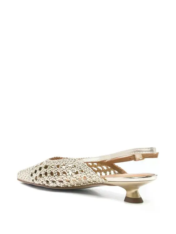 PEDRO MIRALLES Slingback Mules - Gold