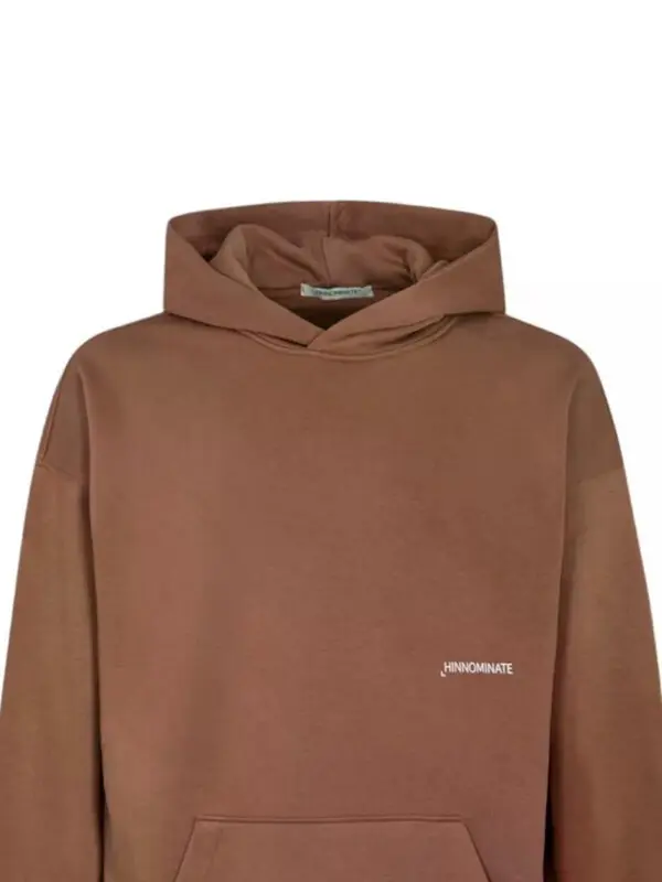 HINNOMINATE Hooded Long-sleeve Sweater - Brown