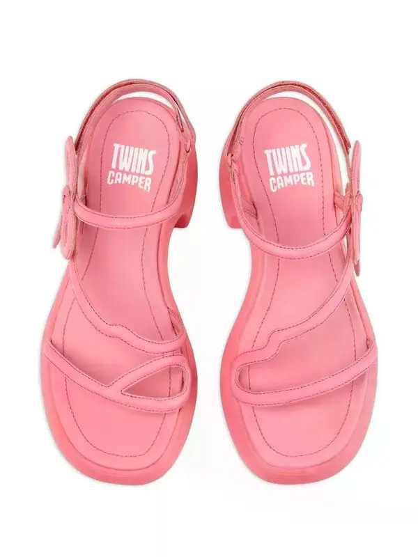 Camper Thelma Twin Bow Detail Sandals - Pink