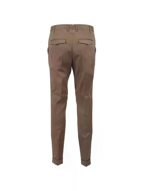 PT TORINO Flap-pocket Turn-up Trousers