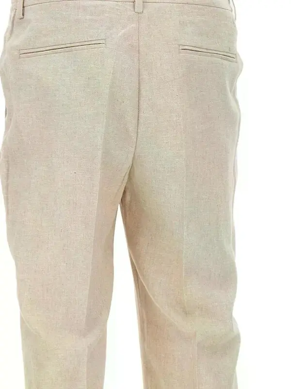 DEVORE INCIPIT Straight-leg Trousers - Neutrals