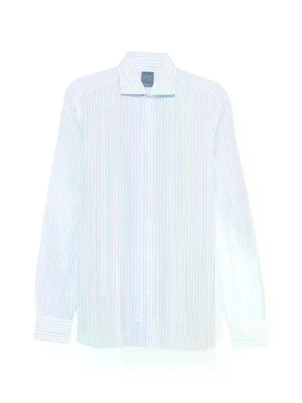 BARBA NAPOLI Buttoned Striped Shirt