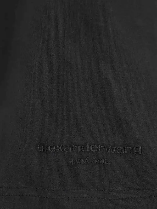 Alexander Wang Zip-up Gathered Dress - Black