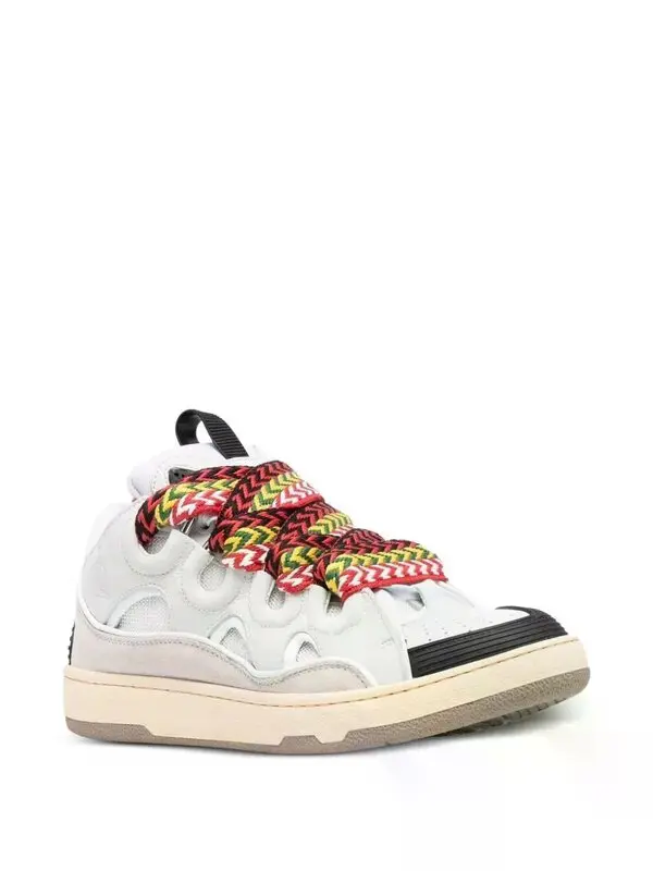LANVIN Curb Rope-style Laces Sneakers - Grey