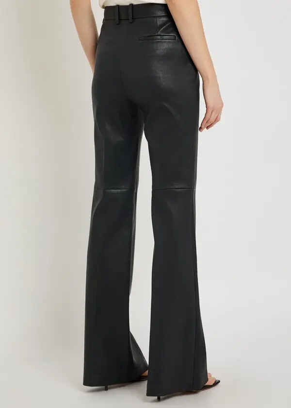 JOSEPH Tafira Leather Trousers