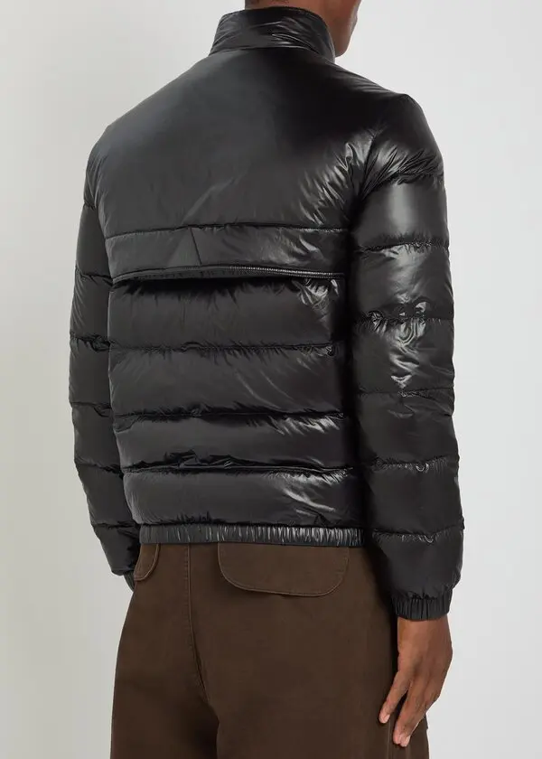 Moncler Logo-appliquéd Padded Shell Jacket - Black