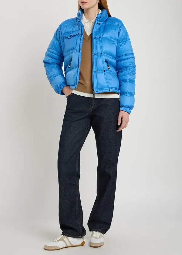 Moncler Mauduits Padded Shell Bomber Jacket - Blue