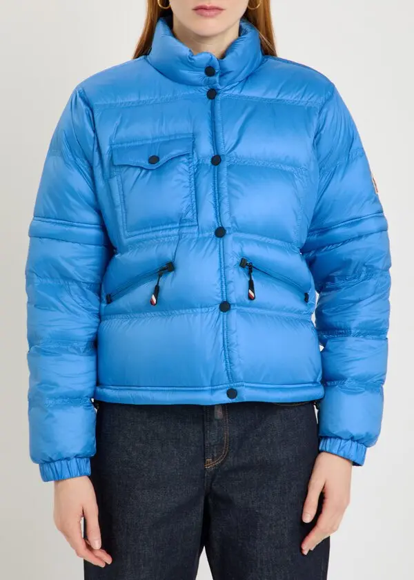 Moncler Mauduits Padded Shell Bomber Jacket - Blue