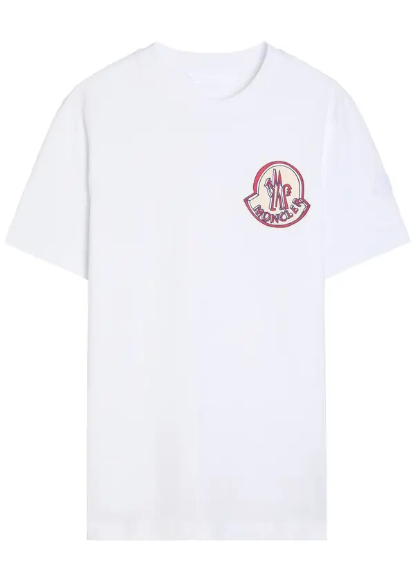 Moncler Logo-print Cotton T-shirt - White