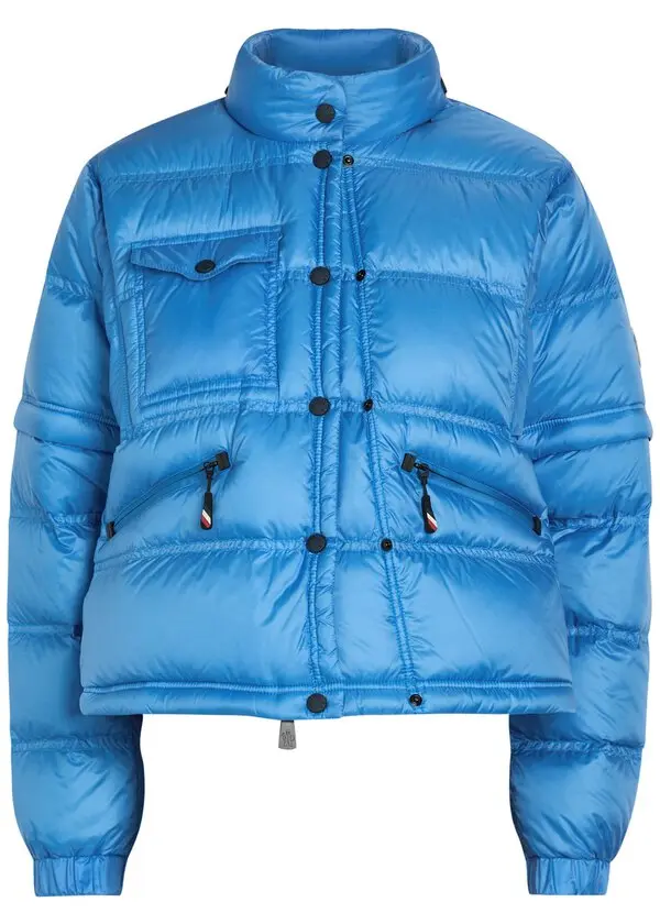 Moncler Mauduits Padded Bomber Jacket - Blue