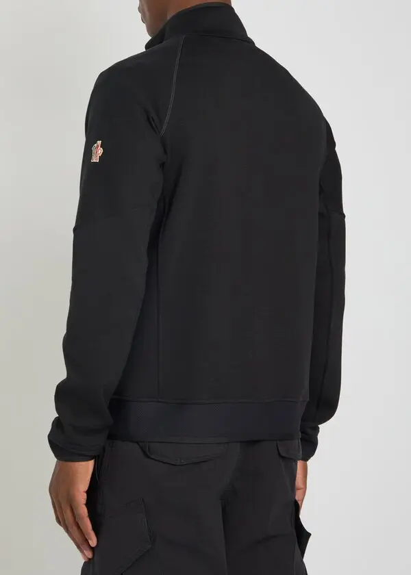 Moncler Logo-appliquéd Stretch-jersey Sweatshirt