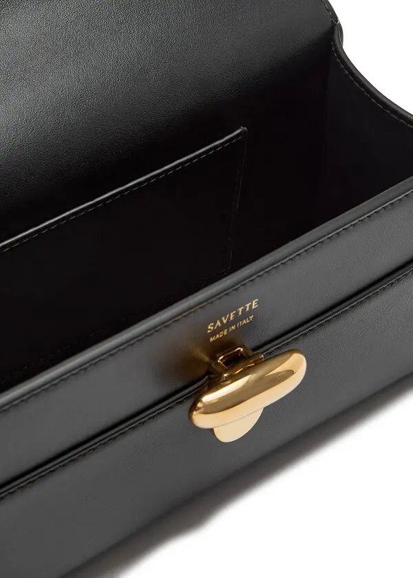 Savette Symmetry Chain Leather Pochette