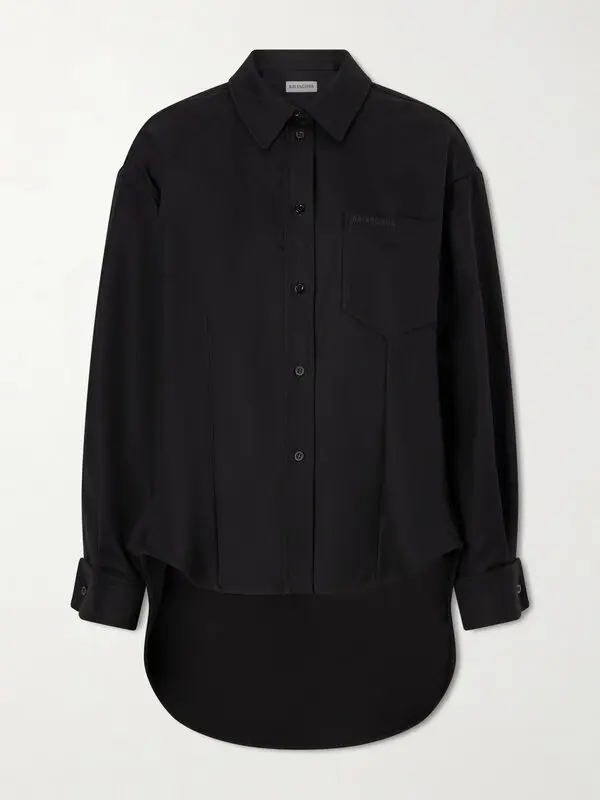 Balenciaga Denim Shirt - Black