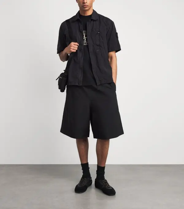 Stone Island Nylon Zip-up T-shirt