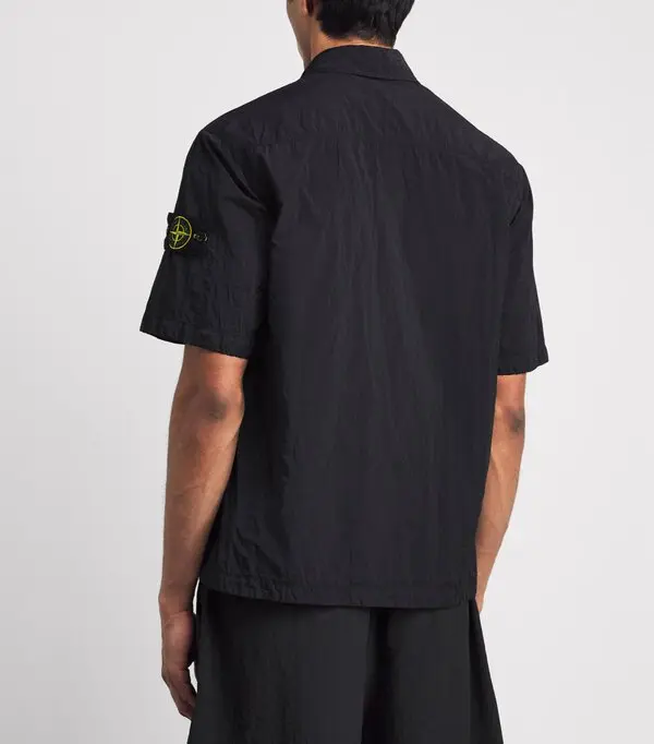 Stone Island Nylon Zip-up T-shirt