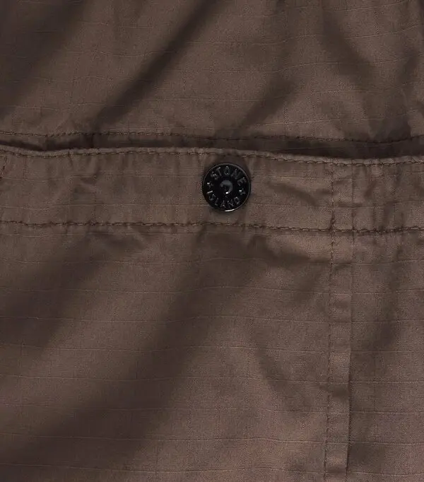 Stone Island Organic Cotton Ripstop Cargo Trousers