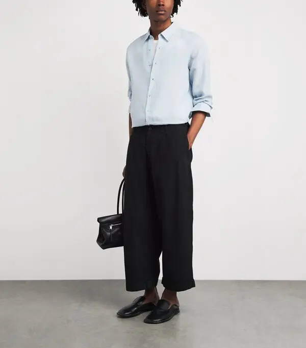 Sandro Linen Shirt - Blue