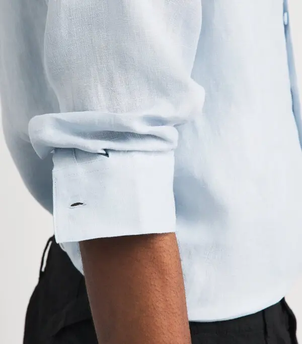 Sandro Linen Shirt - Blue