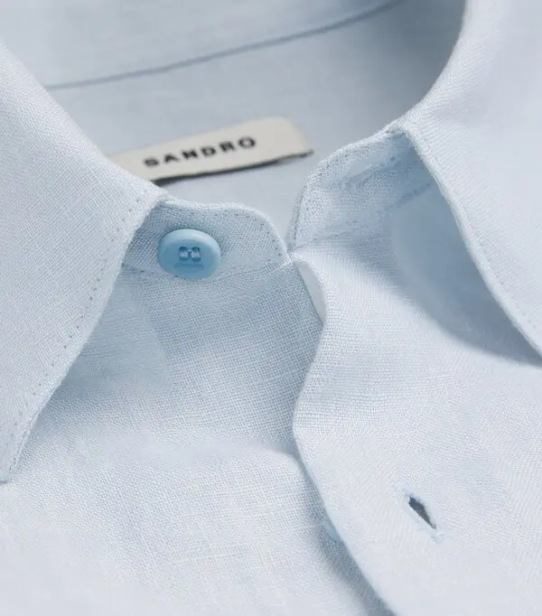 Sandro Linen Shirt - Blue