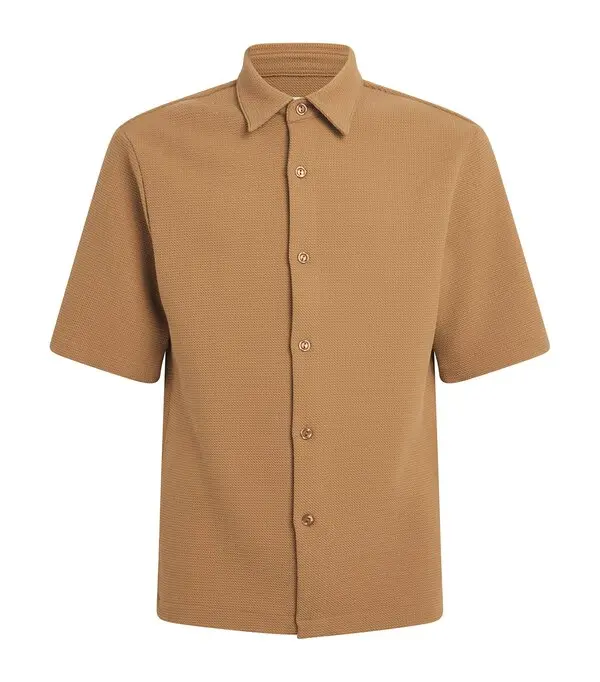 Sandro Knitted Short-sleeve Shirt