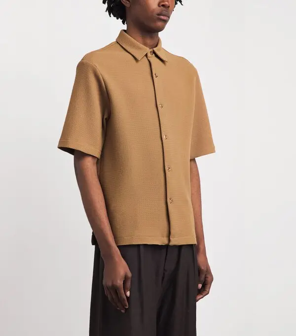 Sandro Knitted Short-sleeve Shirt