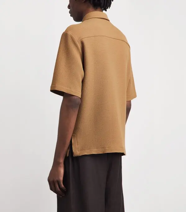 Sandro Knitted Short-sleeve Shirt