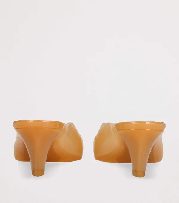 Chloé Jelly Heeled Mules 30 - Brown