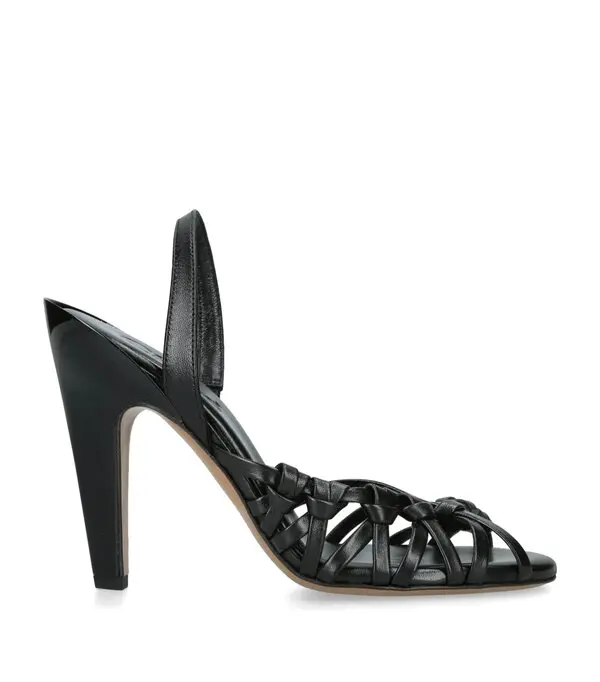 Chloé Leather Estra Slingback Pumps - Black
