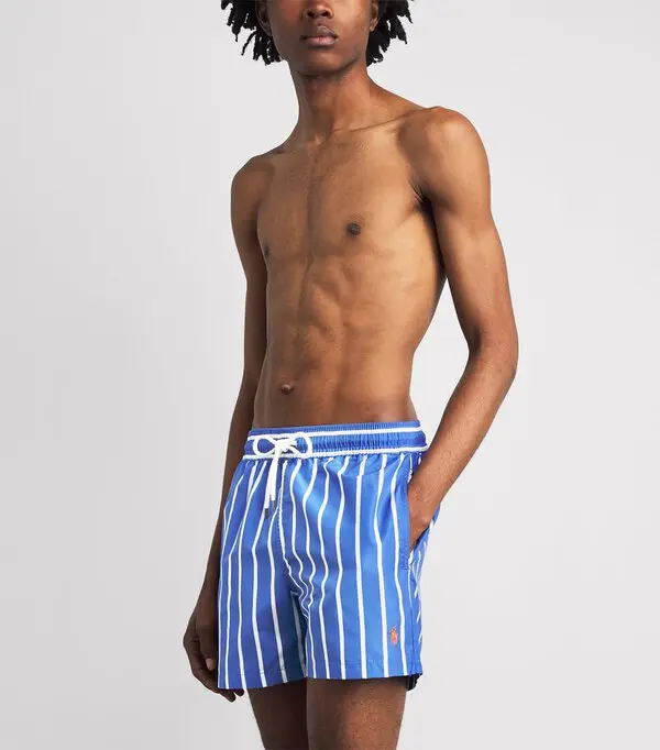 Polo Ralph Lauren Stripe Traveller Swim Shorts - Blue