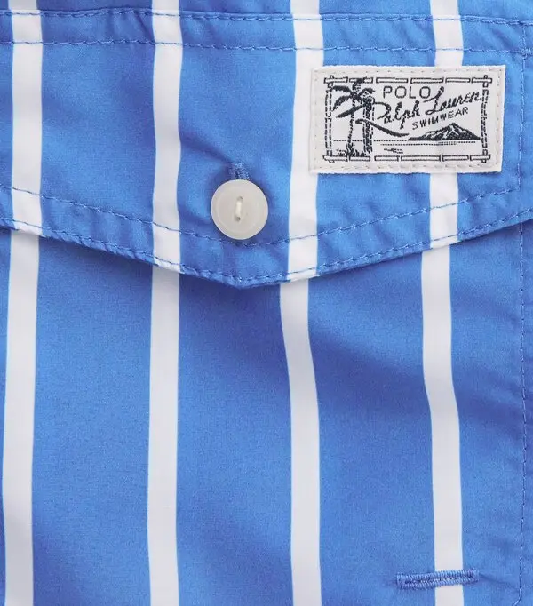 Polo Ralph Lauren Stripe Traveller Swim Shorts - Blue