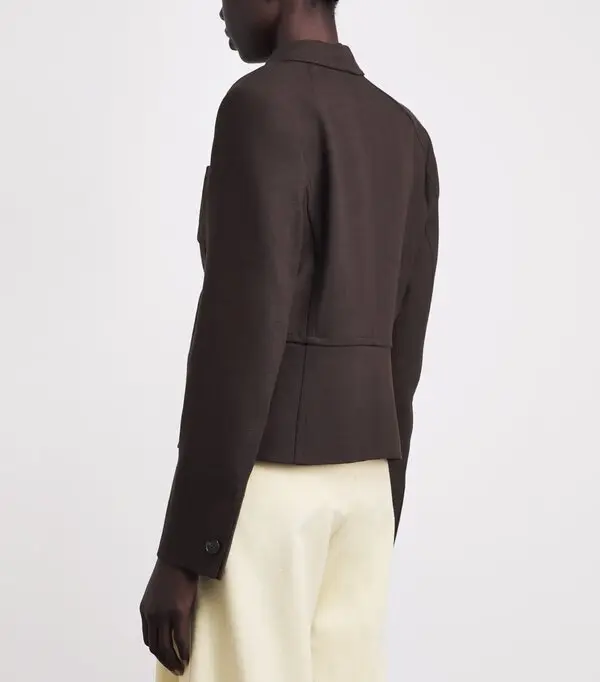 ME+EM Fitted Cropped Blazer