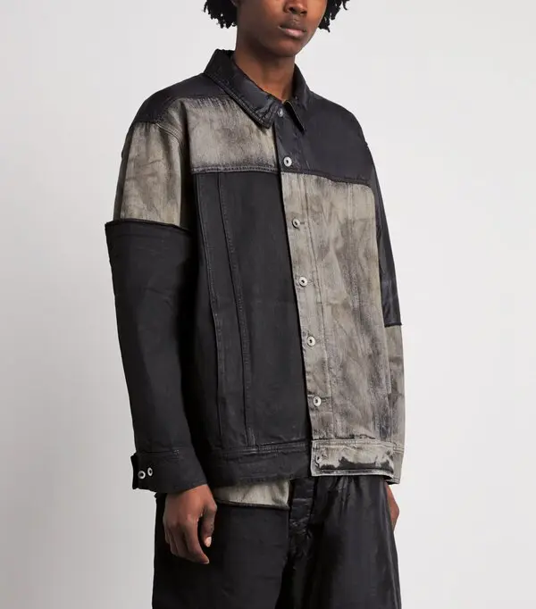 Rick Owens Combo Worker Denim Jacket