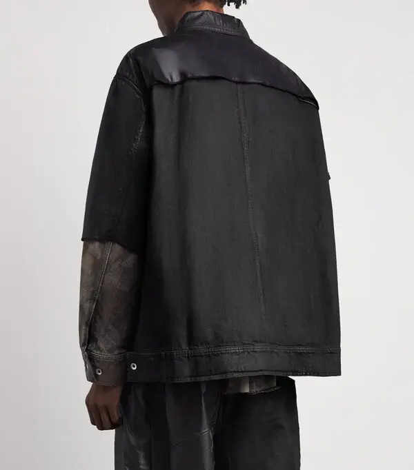 Rick Owens Combo Worker Denim Jacket