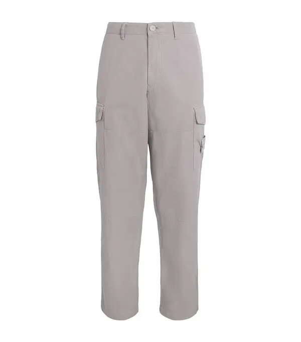 Stone Island Cotton-canvas All-weather Ghost Trousers - Grey