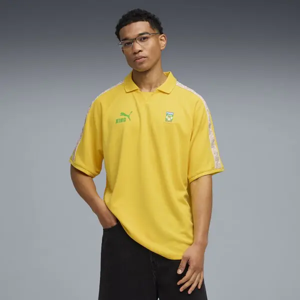 PUMA King Fanpack Brazil Relaxed Soccer Jersey - Yellow