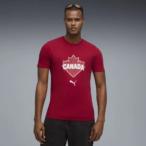 PUMA Canada Soccer Fanwear Graphic T-shirt - Red
