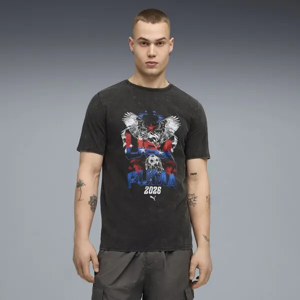 PUMA Soccer Nations 90s Fanwear Graphic T-shirt