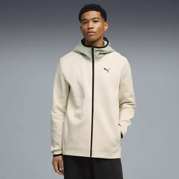 PUMA Tech Zip-up Hoodie - White