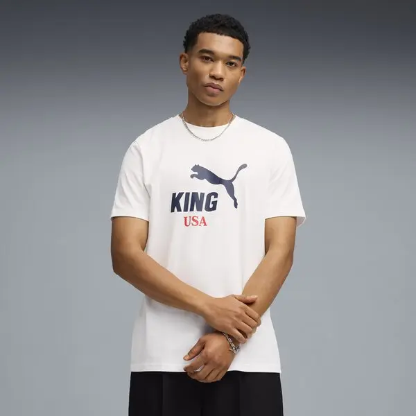 PUMA Usa King Soccer Fanwear Graphic T-shirt