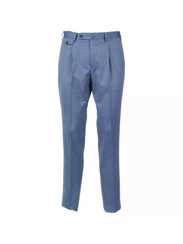 PT TORINO Pleated Trousers - Blue
