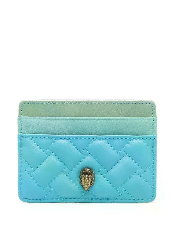 Kurt Geiger Kensington Quilted Leather Card Holder - Blue