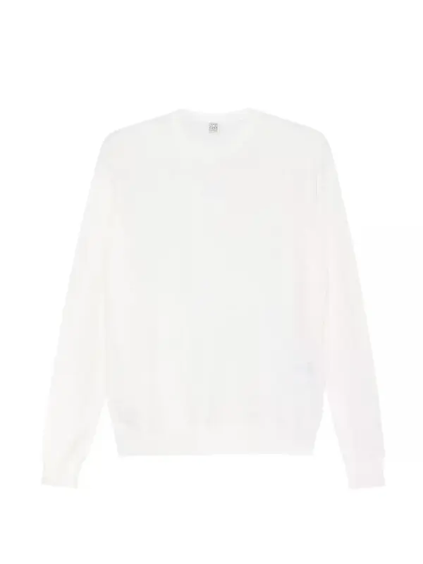 TOTEME Long-sleeve Crew-neck Sweater - Neutrals