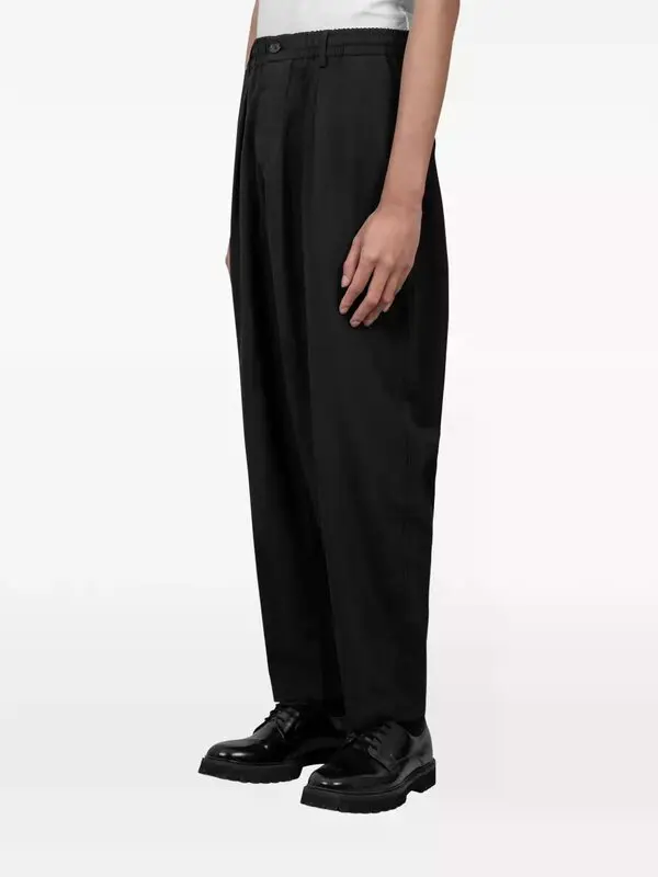 Universal Works Pleated Trousers - Black